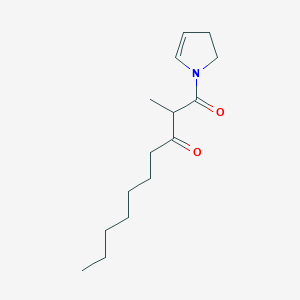 1-(2,3-dihydro-1H-pyrrol-1-yl)-2-methyldecane-1,3-dione | Benchchem