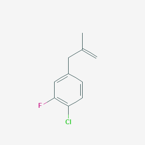 Buy 3-(4-Chloro-3-fluorophenyl)-2-methyl-1-propene | 787585-34-6 | BenchChem
