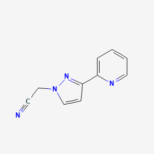 Buy 2-(3-(Pyridin-2-yl)-1H-pyrazol-1-yl)acetonitrile - 262449-14-9 | BenchChem
