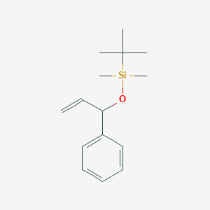 Silane, (1,1-dimethylethyl)dimethyl[(1-phenyl-2-propenyl)oxy]- | 73795-12-7 | Benchchem