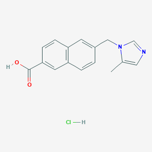 6-(5-Methylimidazol-1-yl)methyl-2-naphthoic acid hydrochloride | 105523-24-8 | Benchchem