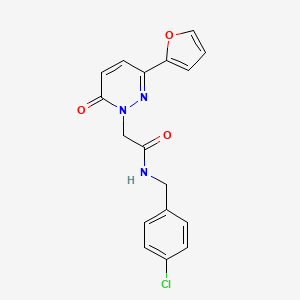 Buy N-[(4-chlorophenyl)methyl]-2-[3-(furan-2-yl)-6-oxopyridazin-1-yl]acetamide | 899752-49-9 ...