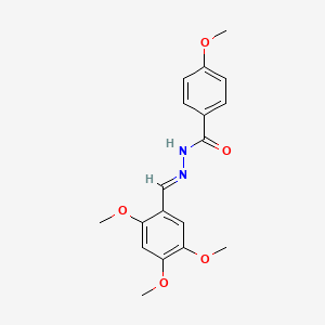 (E)-4-methoxy-N'-(2,4,5-trimethoxybenzylidene)benzohydrazide | 1595517 ...