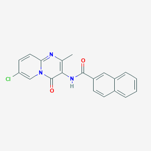 Buy N-(7-chloro-2-methyl-4-oxo-4H-pyrido[1,2-a]pyrimidin-3-yl)-2-naphthamide | 941876-01-3 ...