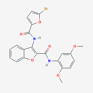 3-(5-bromofuran-2-amido)-N-(2,5-dimethoxyphenyl)-1-benzofuran-2 ...