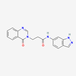 N-(1H-indazol-6-yl)-3-(4-oxoquinazolin-3(4H)-yl)propanamide | 1219901 ...