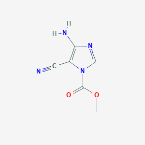 Buy 1H-Imidazole-1-carboxylic acid, 4-amino-5-cyano-, methyl ester | 91026-78-7 | BenchChem