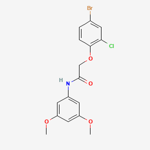 2-(4-bromo-2-chlorophenoxy)-N-(3,5-dimethoxyphenyl)acetamide | Benchchem