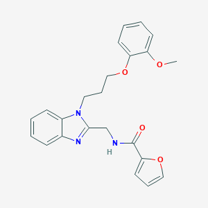 Buy {1-[3-(3,4-dimethylphenoxy)propyl]-1H-benzimidazol-2-yl}methanol - 853752-79-1 | BenchChem