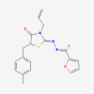 2-furaldehyde [3-allyl-5-(4-methylbenzyl)-4-oxo-1,3-thiazolidin-2 ...