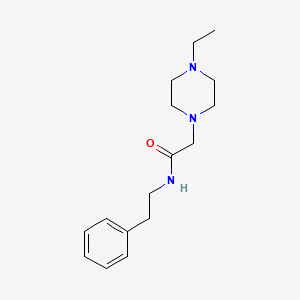 Buy 2-(4-ethyl-1-piperazinyl)-N-(2-phenylethyl)acetamide - | BenchChem