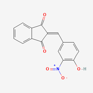 Buy 2-(4-hydroxy-3-nitrobenzylidene)-1H-indene-1,3(2H)-dione | | BenchChem