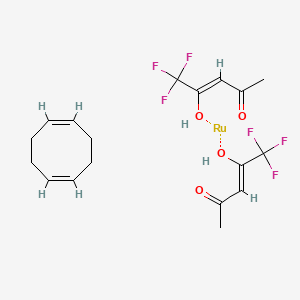 (1Z,5Z)-cycloocta-1,5-diene;ruthenium;(Z)-5,5,5-trifluoro-4-hydroxypent ...