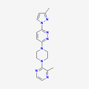 Buy 3-(3-methyl-1H-pyrazol-1-yl)-6-[4-(3-methylpyrazin-2-yl)piperazin-1-yl]pyridazine | 2549053 ...