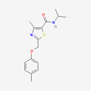 N-isopropyl-4-methyl-2-[(4-methylphenoxy)methyl]-1,3-thiazole-5-carboxamide | Benchchem