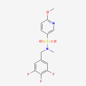 6-methoxy-N-methyl-N-[(3,4,5-trifluorophenyl)methyl]pyridine-3 ...