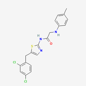 N-[5-(2,4-dichlorobenzyl)-1,3-thiazol-2-yl]-N~2~-(4-methylphenyl)glycinamide | Benchchem