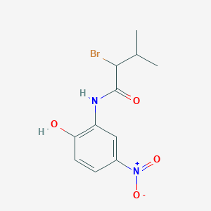2-bromo-N-(2-hydroxy-5-nitrophenyl)-3-methylbutanamide | Benchchem