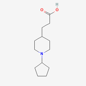 3-(1-Cyclopentyl-4-piperidyl)propanoic acid | Benchchem