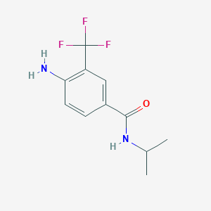 Buy 4-amino-N-(2-methylpropyl)-3-(trifluoromethyl)benzamide | | BenchChem