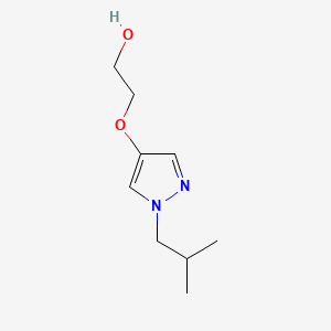 2-((1-Isobutyl-1H-pyrazol-4-yl)oxy)ethanol | Benchchem