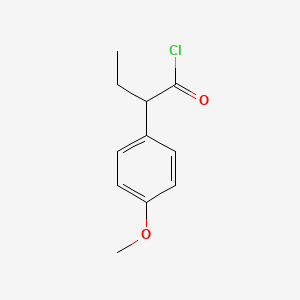 Buy 2-(4'-Methoxyphenyl)butyryl chloride | | BenchChem