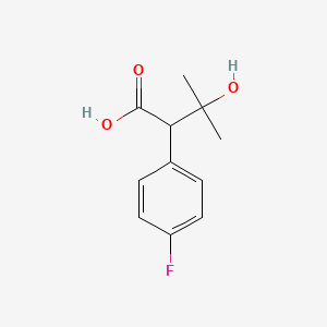 2-(p-Fluorophenyl)-3-hydroxy-3-methylbutyric acid | 193673-85-7 | Benchchem