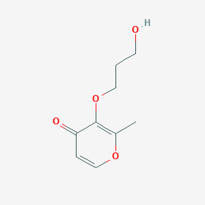 Synthesis routes of 3-(3-hydroxypropoxy)-2-methyl-4H-pyran-4-one