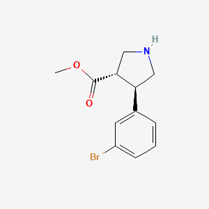 Buy (3S,4R)-Methyl 4-(3-bromo-phenyl)pyrrolidine-3-carboxylate ...