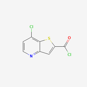 Buy 7-Chlorothieno[3,2-b]pyridine-2-carbonyl chloride | | BenchChem