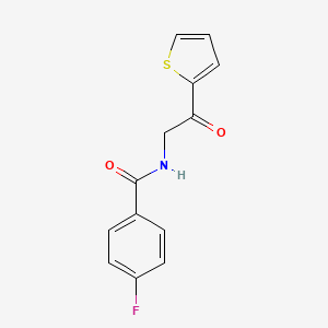 Buy 2-[(4-Fluorobenzoylamino)acetyl]thiophene | | BenchChem