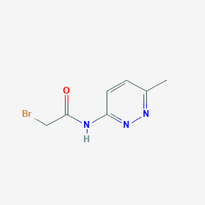 2-Bromo-N-(6-methyl-pyridazin-3-yl)-acetamide | Benchchem