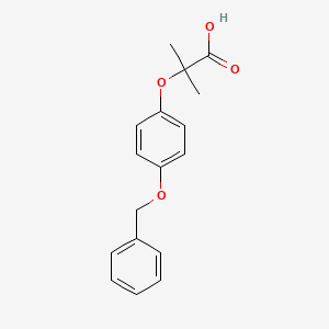Buy 2-(p-(Benzyloxy)phenoxy)-2-methylpropionic acid | | BenchChem