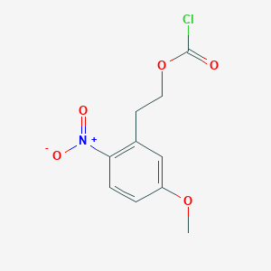Synthesis routes of 2-(5-Methoxy-2-nitrophenyl)ethyl carbonochloridate