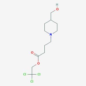 Buy 2,2,2-Trichloroethyl 4-[4-(hydroxymethyl)piperidin-1-yl]butanoate | 857650-84-1 | BenchChem