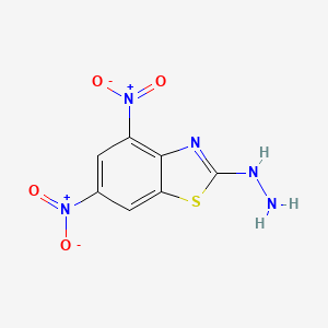 2-Hydrazinyl-4,6-dinitro-1,3-benzothiazole | 113784-60-4 | Benchchem