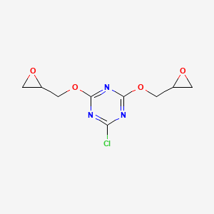 Synthesis routes of 2-Chloro-4,6-bis[(oxiran-2-yl)methoxy]-1,3,5-triazine