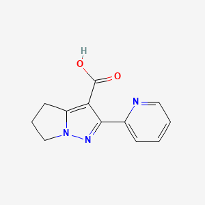 2-(Pyridin-2-yl)-5,6-dihydro-4H-pyrrolo[1,2-b]pyrazole-3-carboxylic ...