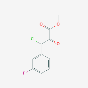 Methyl 3-chloro-3-(3-fluorophenyl)-2-oxopropanoate | Benchchem